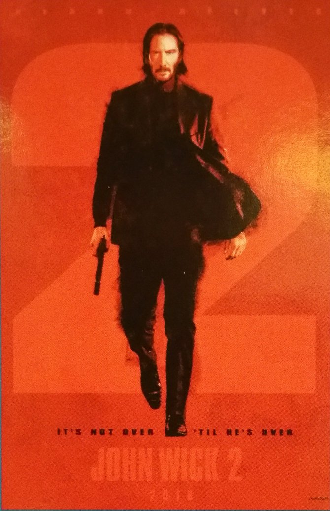 John Wick 2: svelato il primo poster del sequel con Keanu Reeves