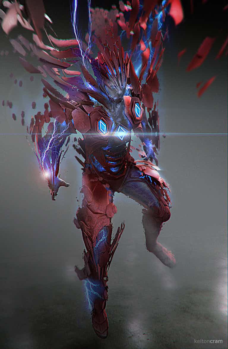 Power Rangers: concept art alternativi per il Red Ranger - Cinefilos.it