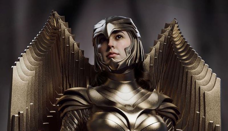 Wonder Woman 1984: la statua da collezione con la Golden Eagle ...