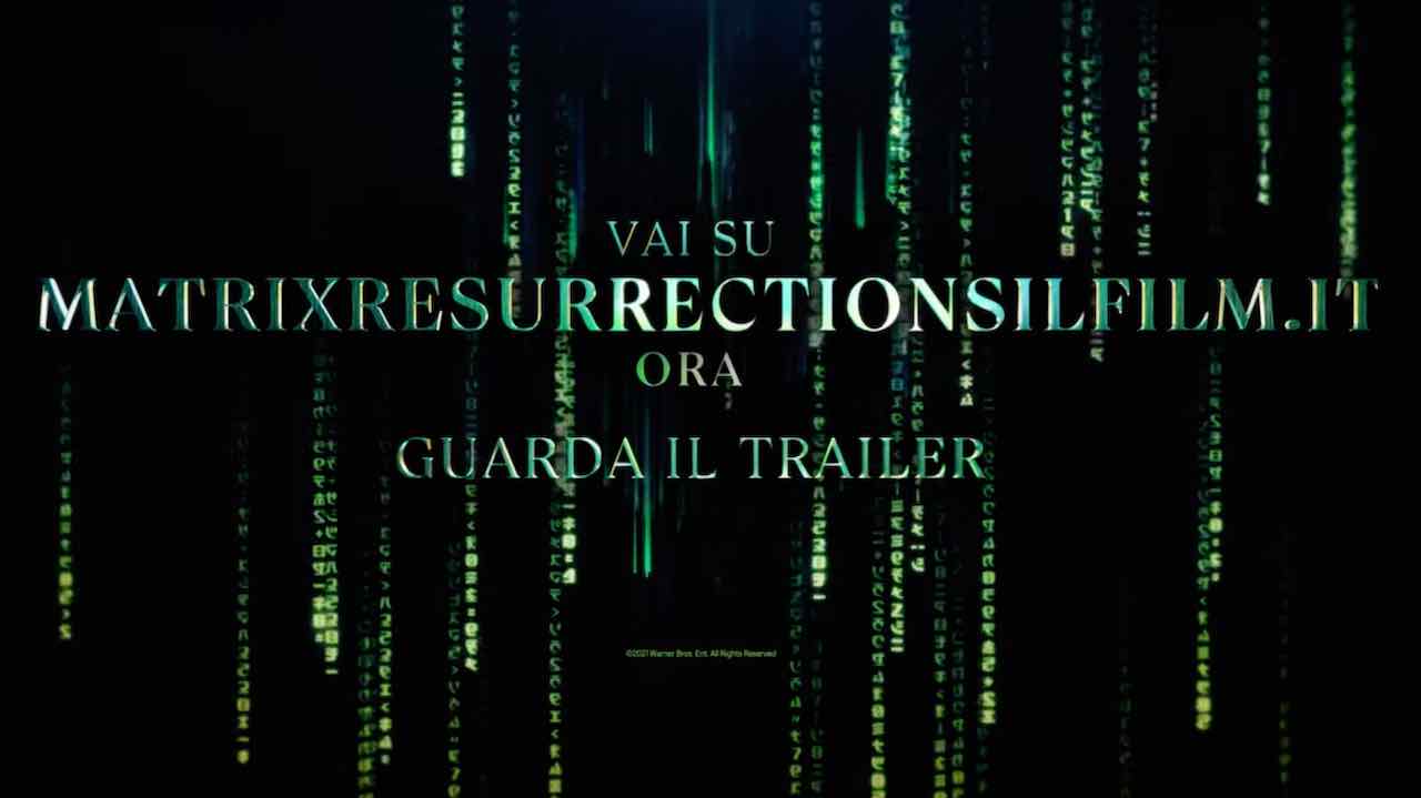 Matrix Resurrection: ecco il teaser che annuncia il trailer - Cinefilos.it