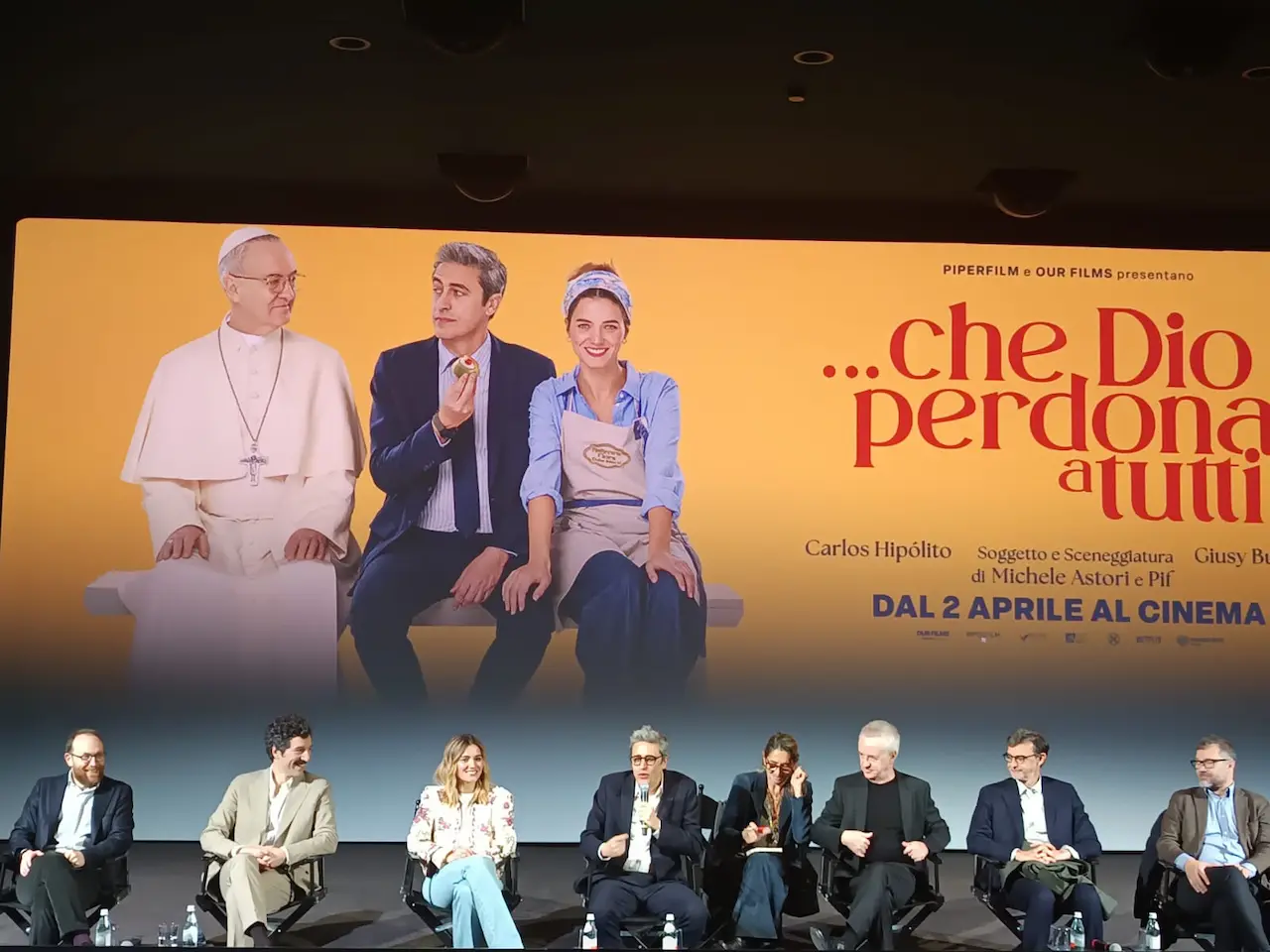 Pif, Giusy Buscemi e Francesco Scianna presentano ...Che Dio perdona a ...